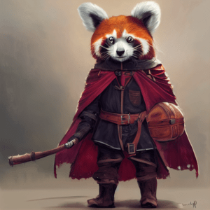 Perso JDR Pandas Roux - Des illustrations pour vos JDR | Le rôliste