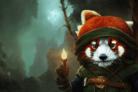 Perso JDR Pandas Roux - Des illustrations pour vos JDR | Le rôliste