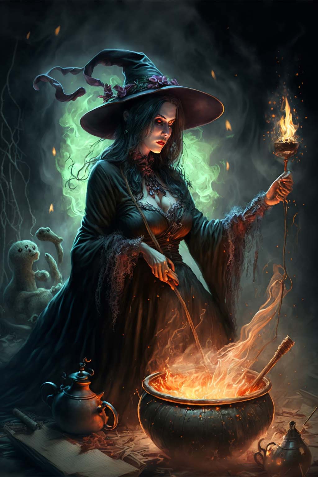 Illustrations JDR - Magiciennes et Sorcières - Le blog du rôliste